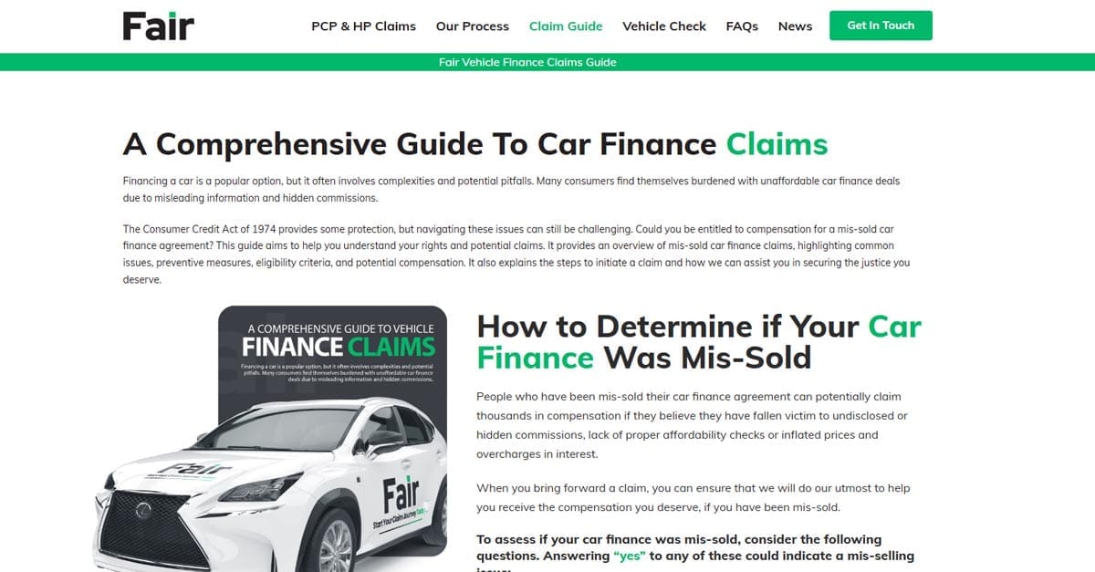 Complete Claim Guide | Navigate Mis-Sold Finance Claims Easily